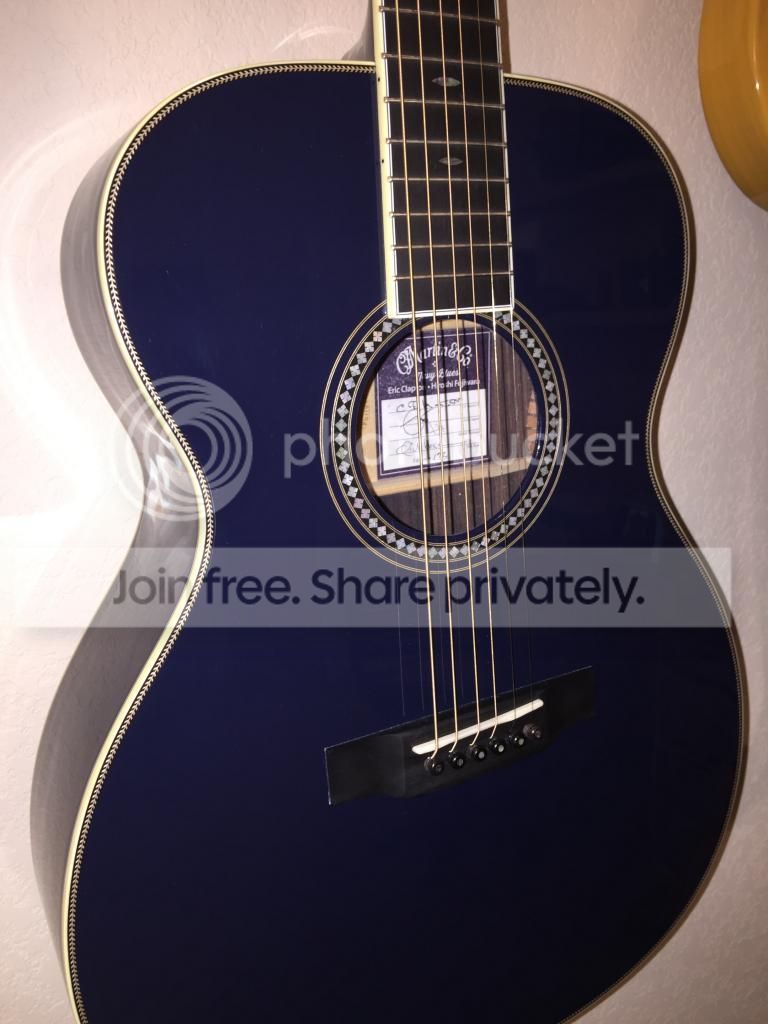 New Martin Clapton limited edition OM-ECHF Navy Blues - The Acoustic ...