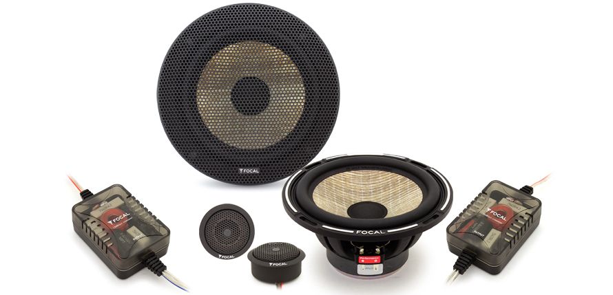Focal PS-165F 6.5" 70W RMS 2-Way Flax Cone Component Speakers System