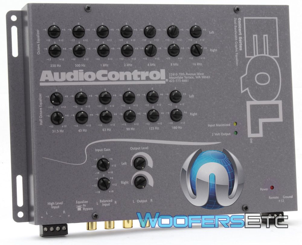 GREY EQL AUDIO CONTROL EQUALIZER 13-BAND LINE DRIVER EQ BAND ...