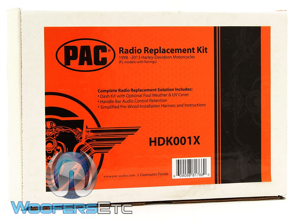 Purchase PAC HDK001 RADIO REPLACEMENT KIT FOR 1998-2013 HARLEY DAVIDSON ...
