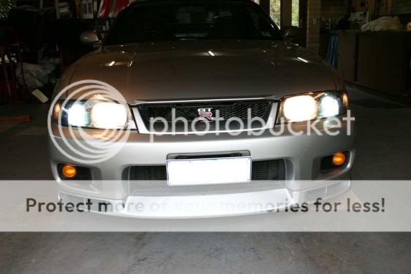Bi Xenon HID Projector Headlights into R33 GTR | GTR Forum